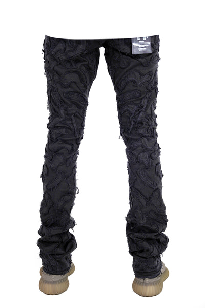 "Cactus" Stacked Denim - Jet Black – Focus Jeans